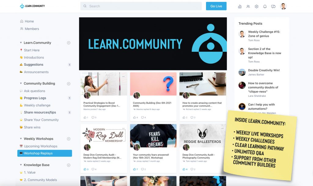 The future of online courses and community - Tom Ross